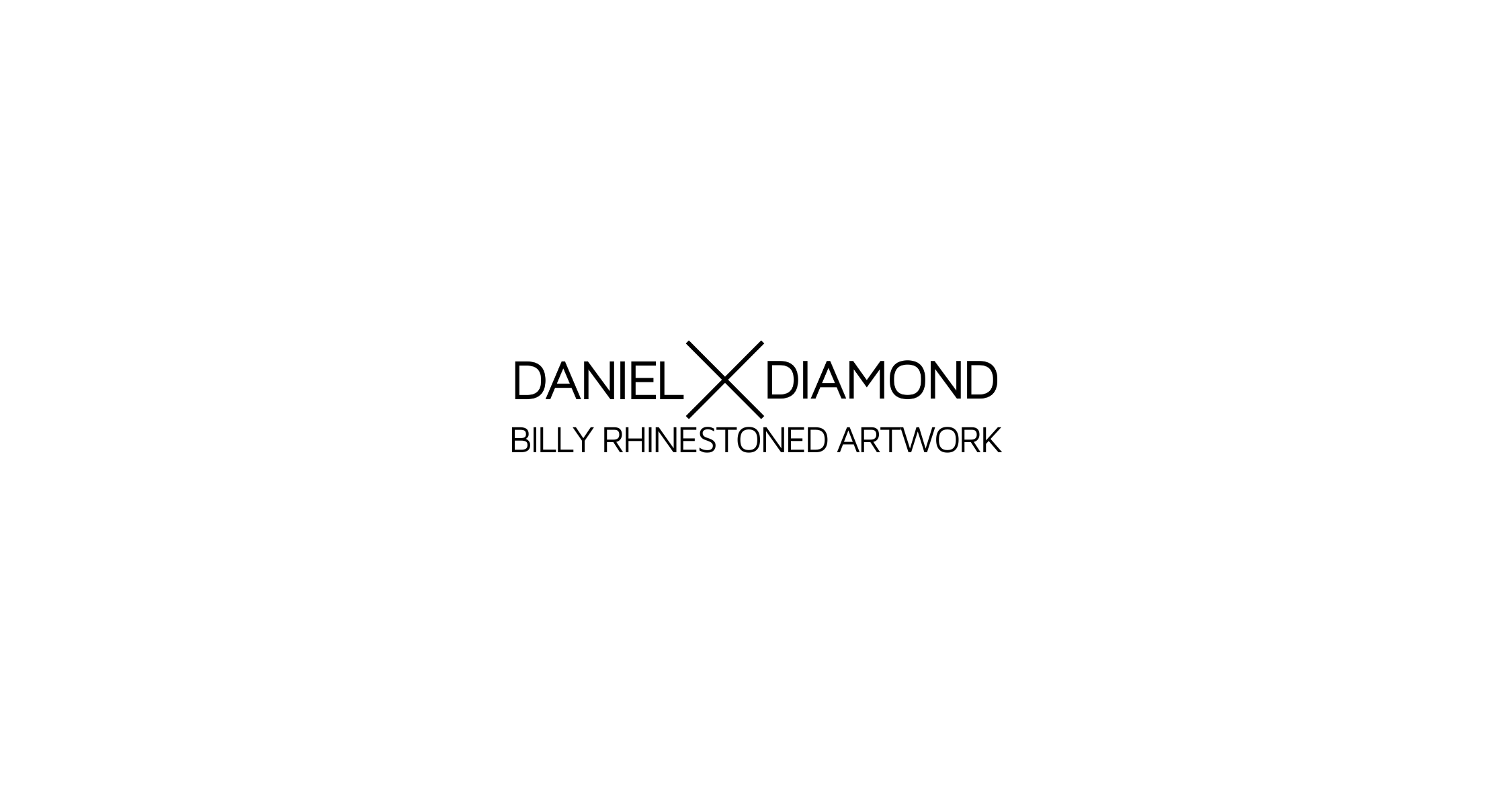 BILLY RHINESTONED ARTWORK – DANIEL DIAMOND