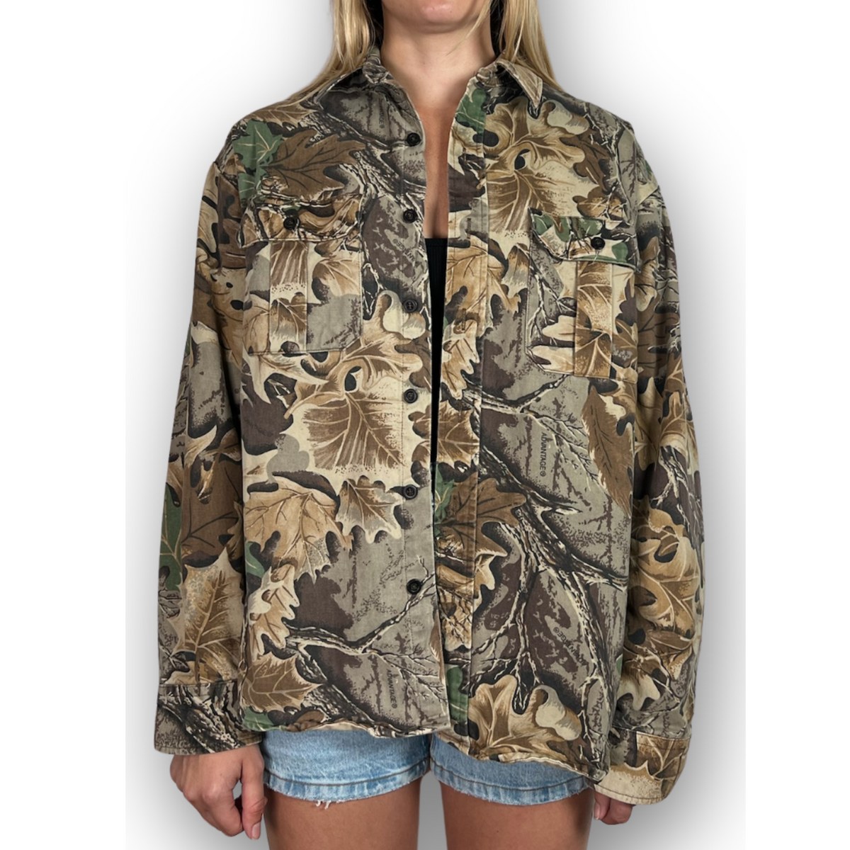 VINTAGE CAMO BUTTON DOWN – DANIEL DIAMOND
